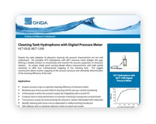 Ultrasonic Metrology Equipment Manufacturers - OndaSonics